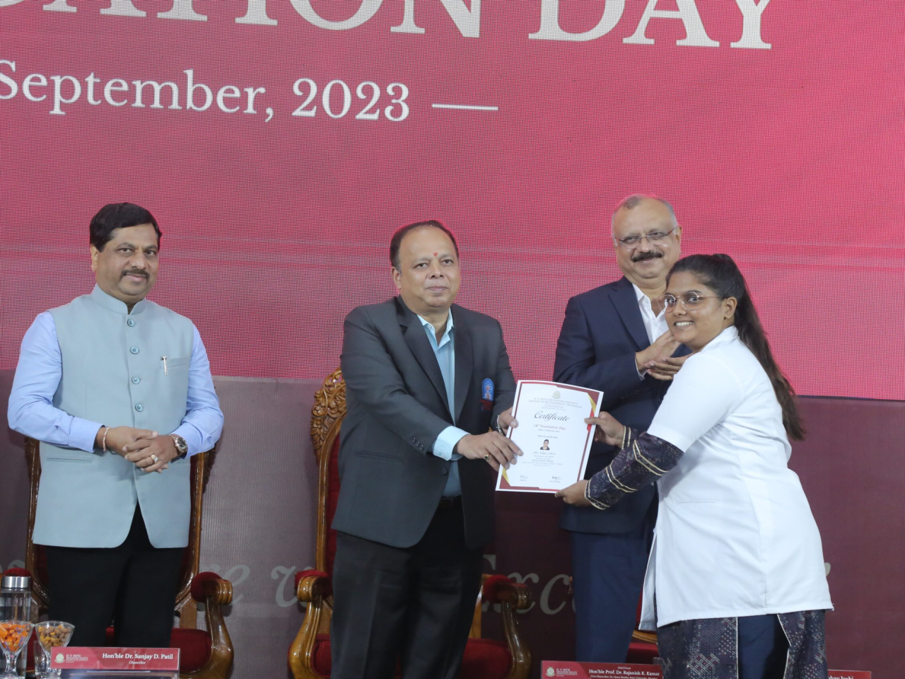 Foundation Day – D. Y. Patil Education Society (Deemed to be University)