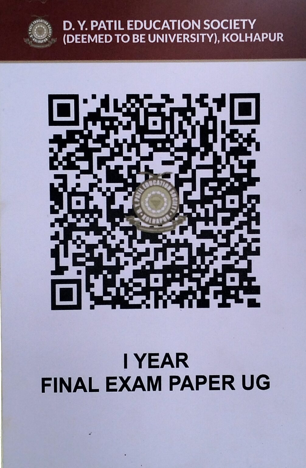 Library Question Paper – D. Y. Patil Education Society (Deemed to be ...